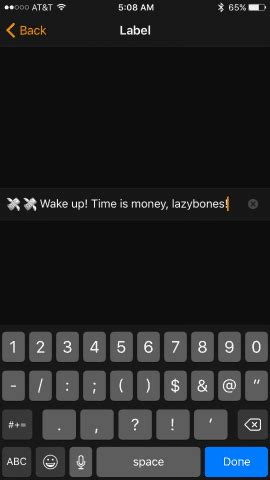 How To Set Iphone Alarm Labels And Disable Snooze Button