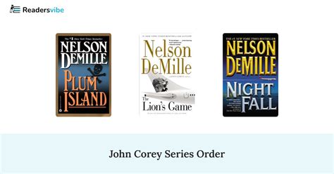 John Corey Book Series In Order 8 Books