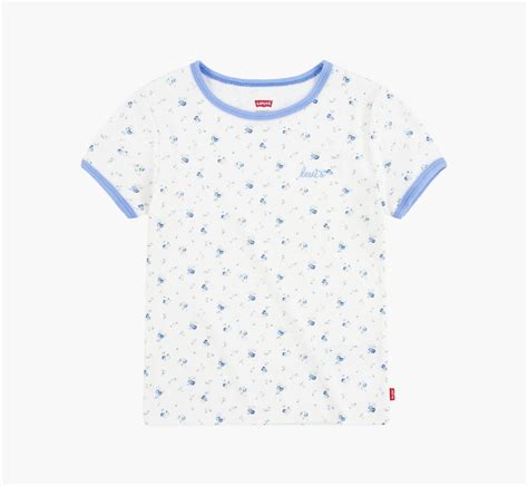 Ditsy Floral Top Big Girls S Xl White Levis® Us
