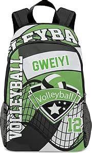 Personalized Volleyball Sports Backpack Waterproof School