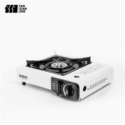 Tanxianzhe 야외 카세트 바베큐 그릴 캠핑 피크닉 가스 난방 스토브 오븐 용광로 쿡탑 로스팅 플레이트 팬 바베큐 버너