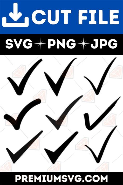 Check Mark And Tick Svg Cut File And Clipart