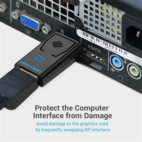 Bộ chuyển DisplayPort to HDMI 4K VENTION HBPB0 Male to Female Promax Studio