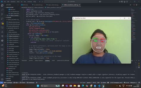 Real Time Face Mesh Detector With Mediapipe Pinakipriyadarshini Jena