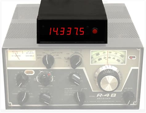 Custom Red Led Digital Frequency Display For Drake R 4 R 4a R 4b R 4c