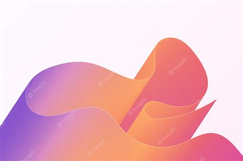 Premium Vector Dynamic Liquid Gradient Twisted Shapes Vivid Volume Lines Abstract Decorative
