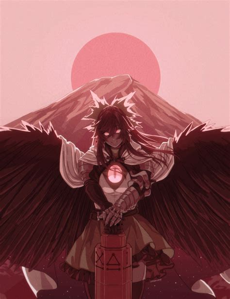 Ultragruntyy Reiuji Utsuho Touhou Absurdres Commentary English