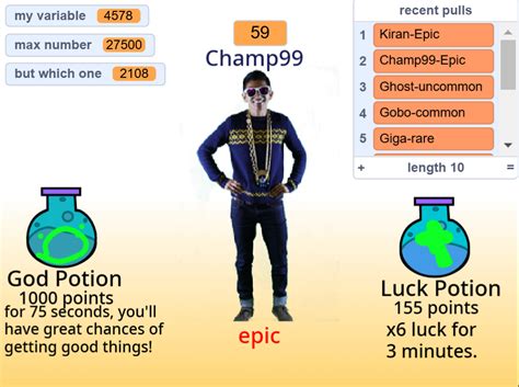 Scratch Packs RNG By MegiumZ