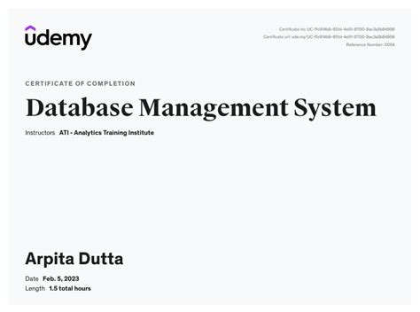 arpita dutta on linkedin udemy beginner dbms relationaldatabase