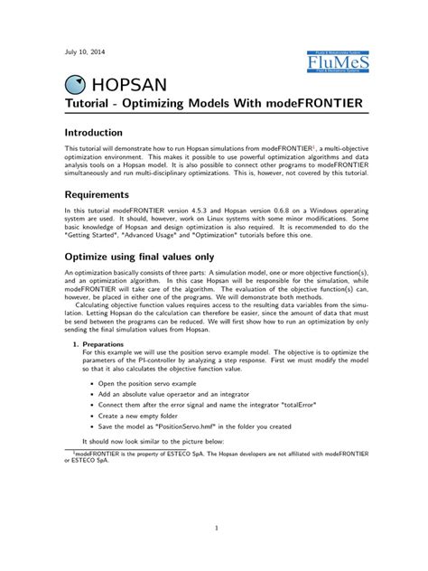 Tutorial Modefrontier Pdf Mathematical Optimization Subroutine