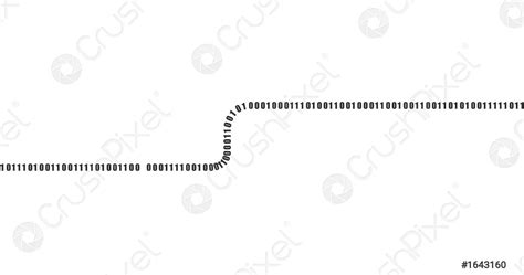 Coding Or Hacker Concept Vector Matrix Background Horizontal Stream Or
