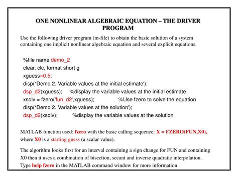Ppt Converting Polymath Solutions To Matlab Files Introduction Powerpoint Presentation Id