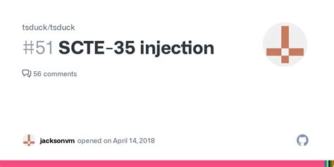scte 35 injection · issue 51 · tsduck tsduck · github