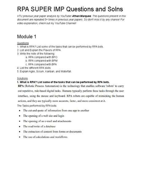 Rpa Super Imp Pdf Control Flow Array Data Type