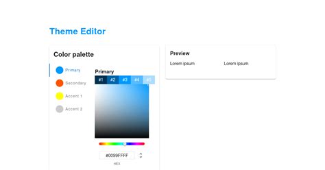Theme Picker V1 Codesandbox