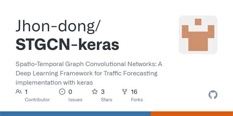 GitHub Jhon Dong STGCN Keras Spatio Temporal Graph Convolutional Networks A Deep Learning