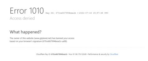 Chromium Microsoft Edge Access Denied GTPlanet