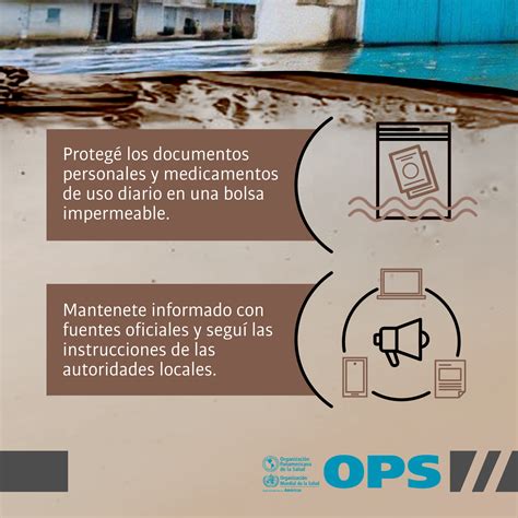 Infografía De Fenómenos Climáticos Inundaciones Opsoms