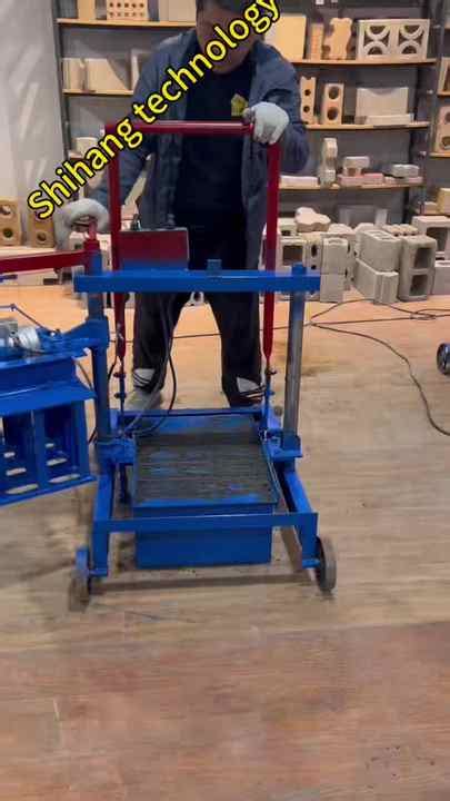 African Non Fired Cement Permeable Brick Machine Hollow Cement Brick