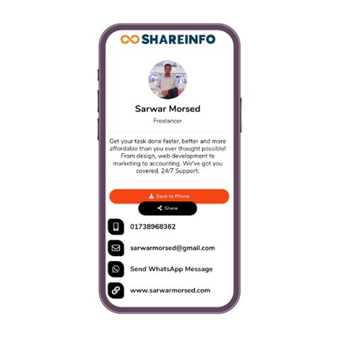Freelancer Demo Shareinfo