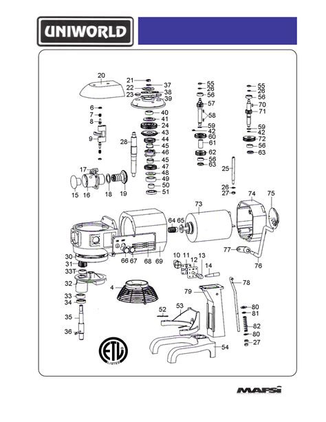 Uniworld Upm 20e Parts List