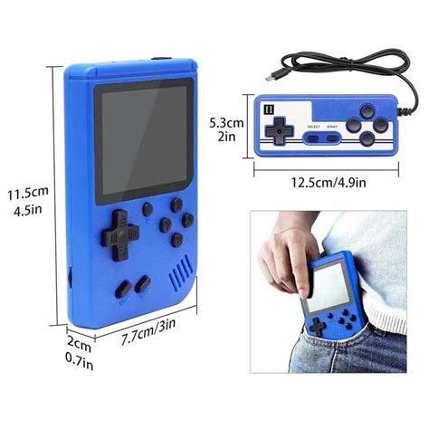 Handheld Retro Game Console With Built In 400 Classic Games Feanatic