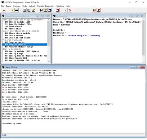 Bootloader Code For Mc56f825x In Codewarrior For Mcus Eclipse Ide 11