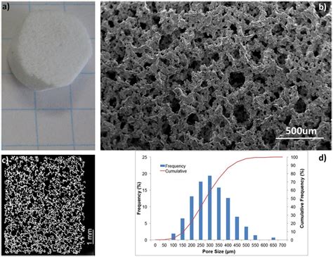 Foam Morphology A General Aspect Of The Specimens B Sem