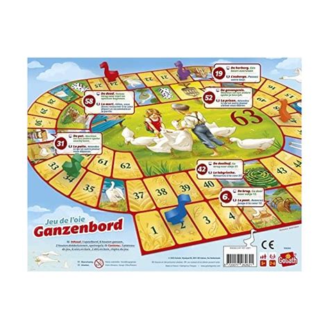 Goliath Ganzenbord Klassiek Bordspel Voor Het Gehele Gezin Gezels