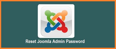 How To Reset Joomla Admin Password Using MySQL Or PhpMyAdmin LookLinux