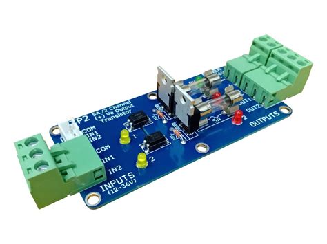 3A 2 Channel Ve Output Transistor Interface Module TP2 Fares PCB