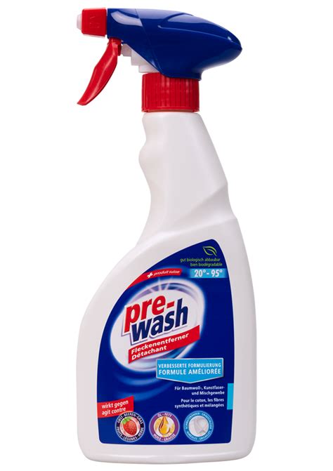 pre-wash Produkte | Fleckenentferner Sprühflasche | pre-wash.swiss