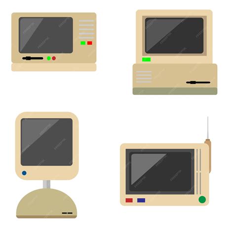 Premium Vector Monitor Shape Classic