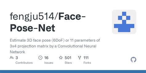 Github Fengju Face Pose Net Estimate D Face Pose Dof Or Parameters Of X