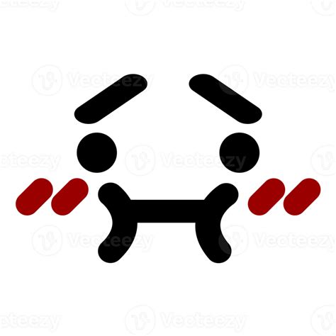 Embarrassed Face Icon 45221501 Png