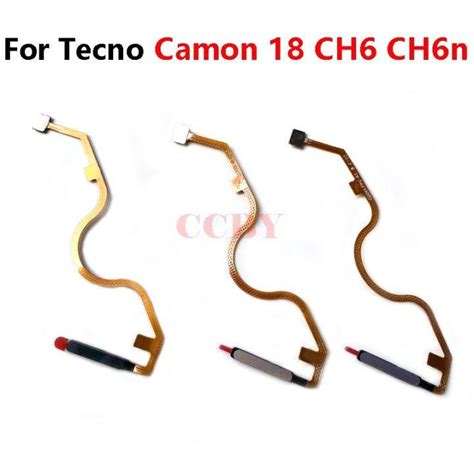 Original For Tecno Camon 18 CH6 CH6n 18P P CH7 CH7n Premier CH9 CH9n 19 Pro Home Button Touch ID