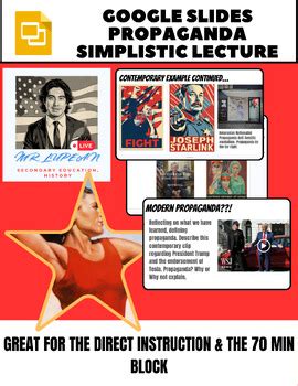Defining Propaganda Lecture Google Slides By Mr International TPT