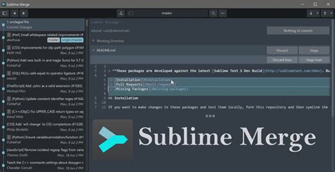 Sublime Merge A Clean Code Editor By Sublime Hq