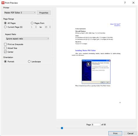 Print Preview Code Industry