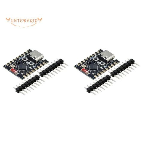 2 ชุด Esp32 C3 บอร์ดพัฒนา Supermini บอร์ดพัฒนาบอร์ดพัฒนา Wifi Single Core โปรเซสเซอร์บลูทูธ