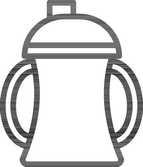 Sippy Cup Icon In Black Outline 24457610 Vector Art At Vecteezy