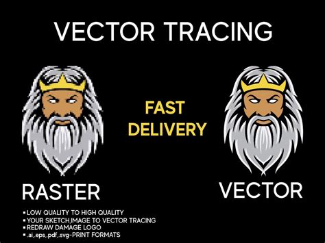 vector tracing vectorize image raster to vector logo by harsh dave