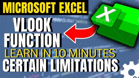 Vlookup Function And Limitations In 10 Minutes Tutorial How To Youtube