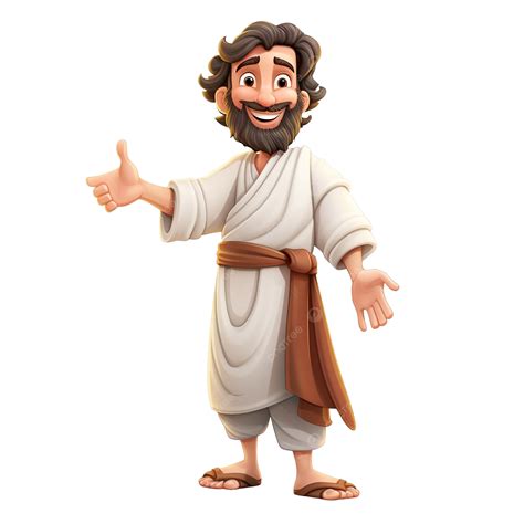 Cartoon Bible Character Elisha Cartoon Bible Character Png Transparent Image And Clipart For