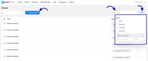 fluent forms user interface fluent forms