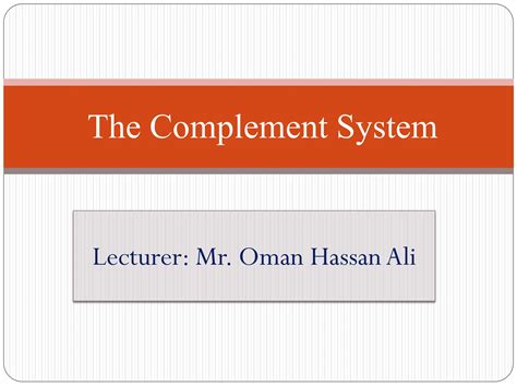 The Complement System And Microbiology Course Pdf The Complement System And Microbiology Course Pdf