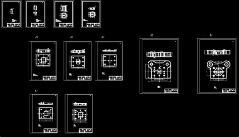 谐振窗冲孔落料复合模（cad图 Ug三维 工作动画） Ug 8 0 模型图纸下载 懒石网