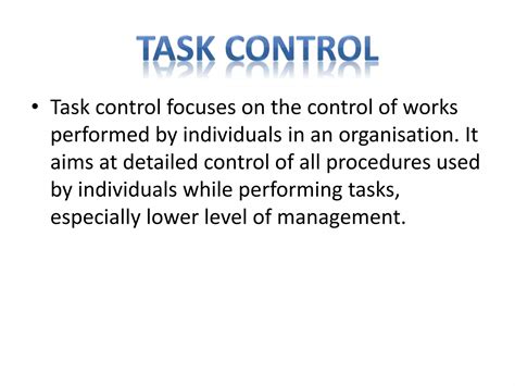 Management Control System Ppt