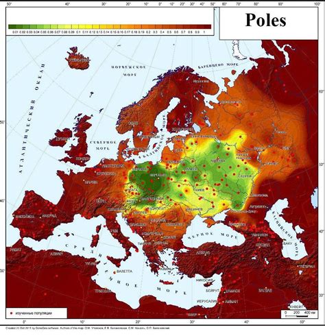 Genetic Affinities Of Poles Y Dna Derived Maps On The Web