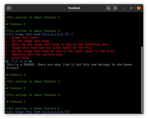 Committing Parts Of Your Changes Via The Git Command Line Interface Mark S Blog